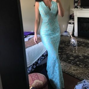 Deb | Dresses | Blue Prom Dress | Poshmark